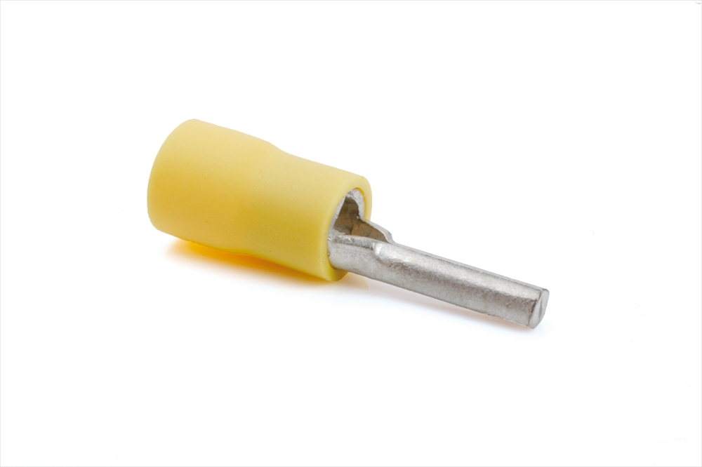 Yellow Pin Terminal, 14mm Length - Termination Technology Ltd