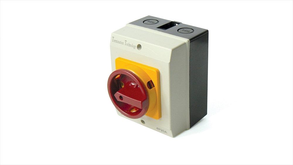 20A 4 Pole Rotary Isolator, AC Current - Termination Technology Ltd