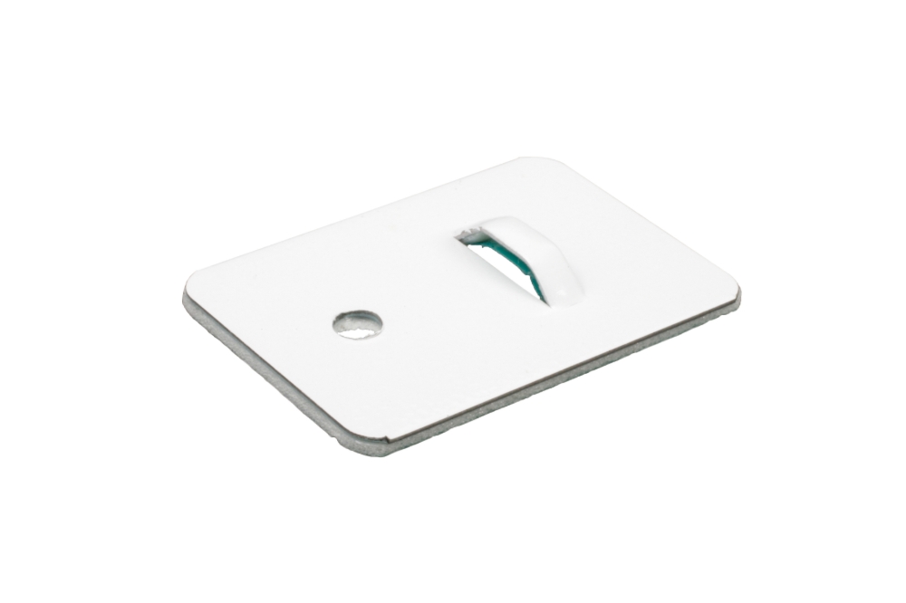 Steel Coated Adhesive Holder, 2kg Max Load - Termination Technology Ltd